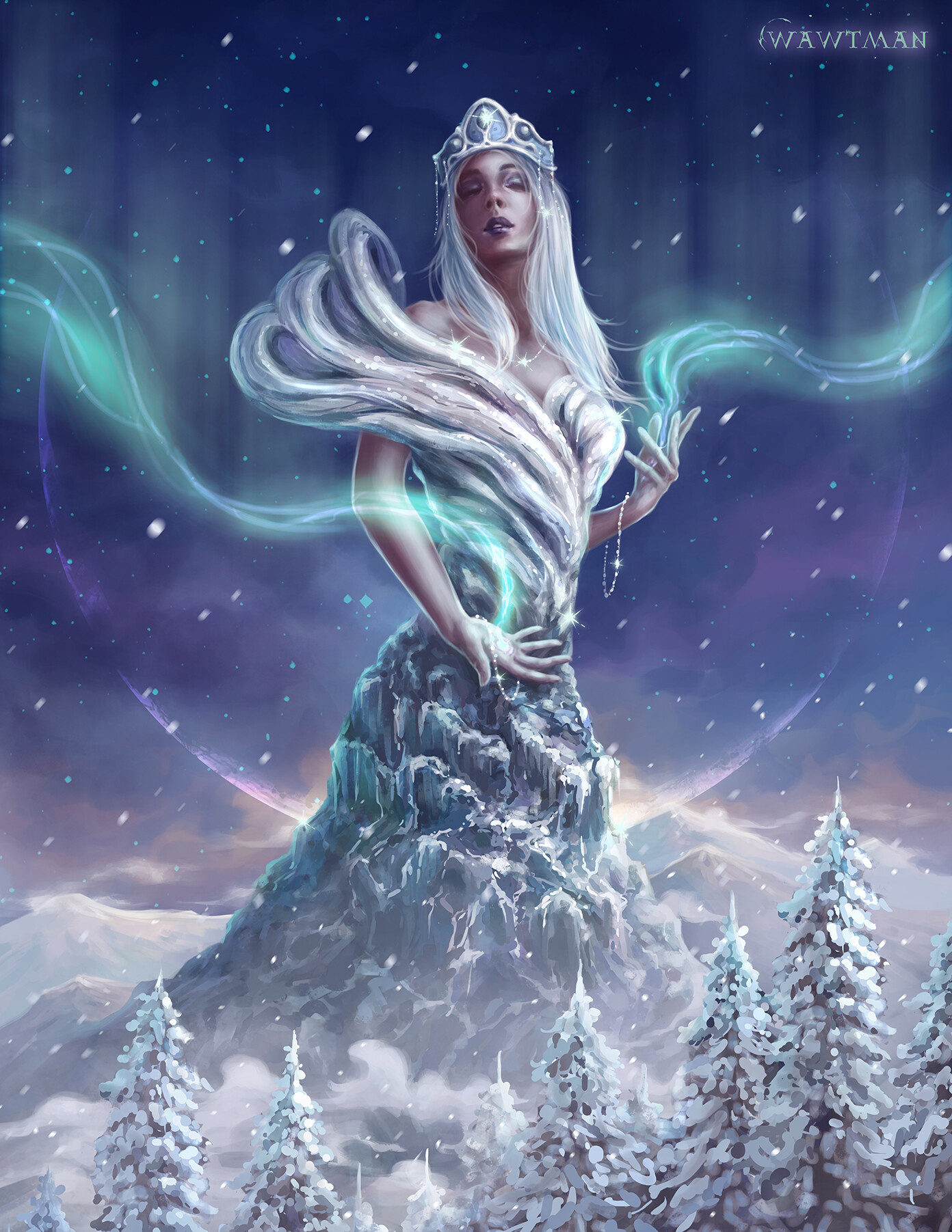 ArtStation - Jenny, The Snow Queen