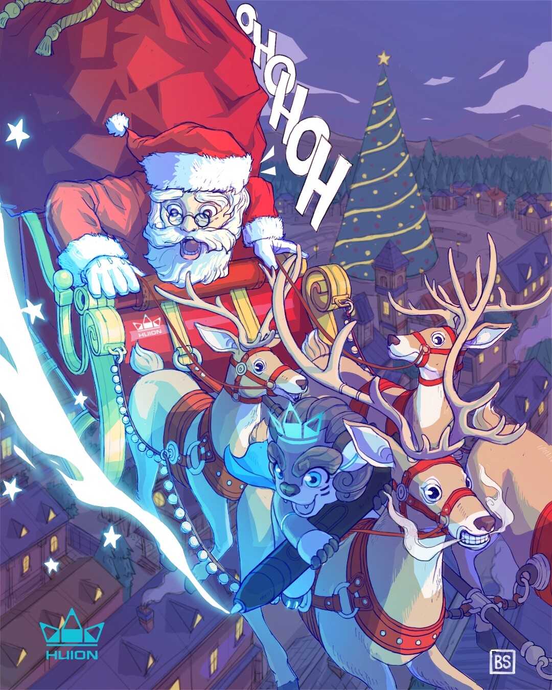 ArtStation - Santa Claus x Leon