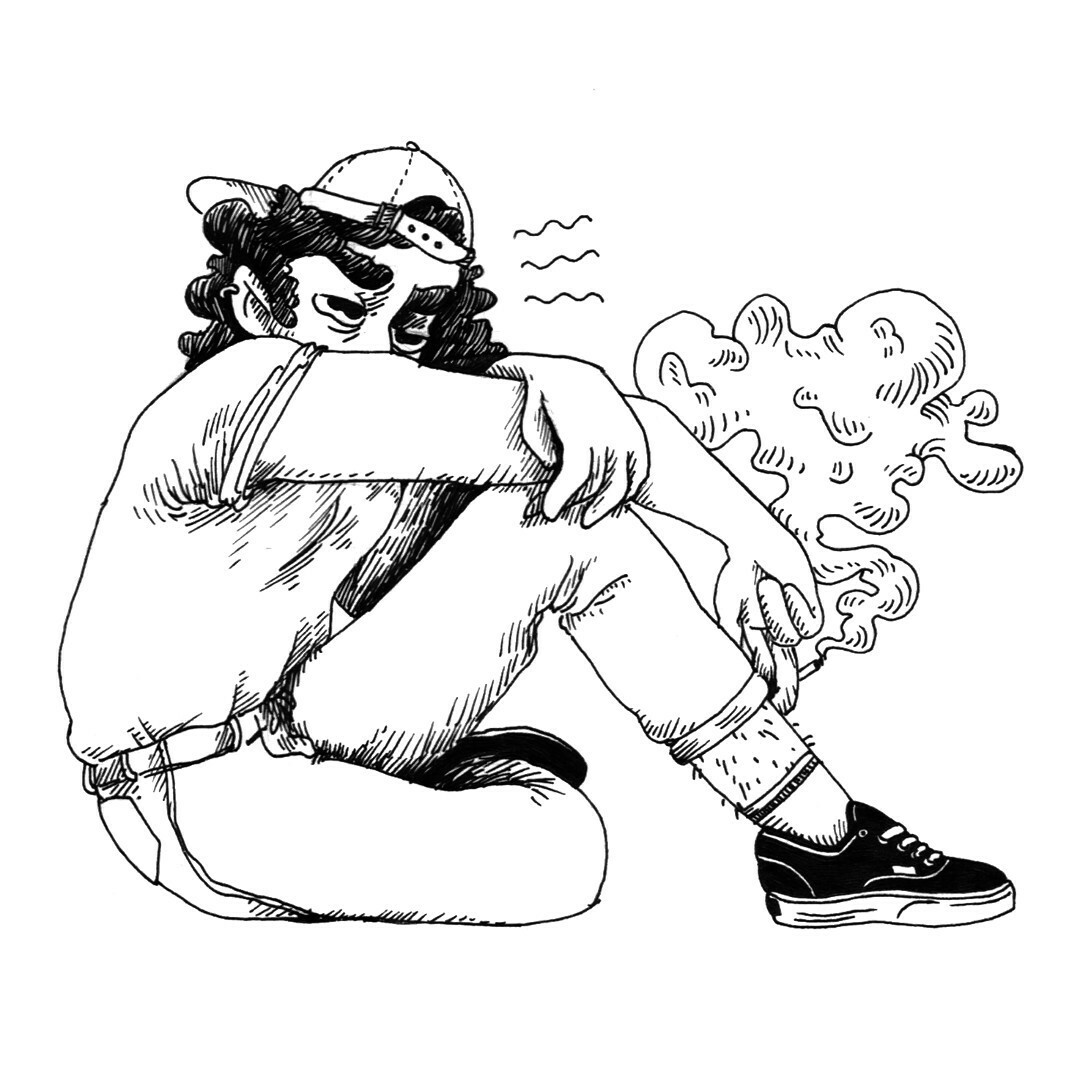 ArtStation - OC character Venus smoking, 2016/2017