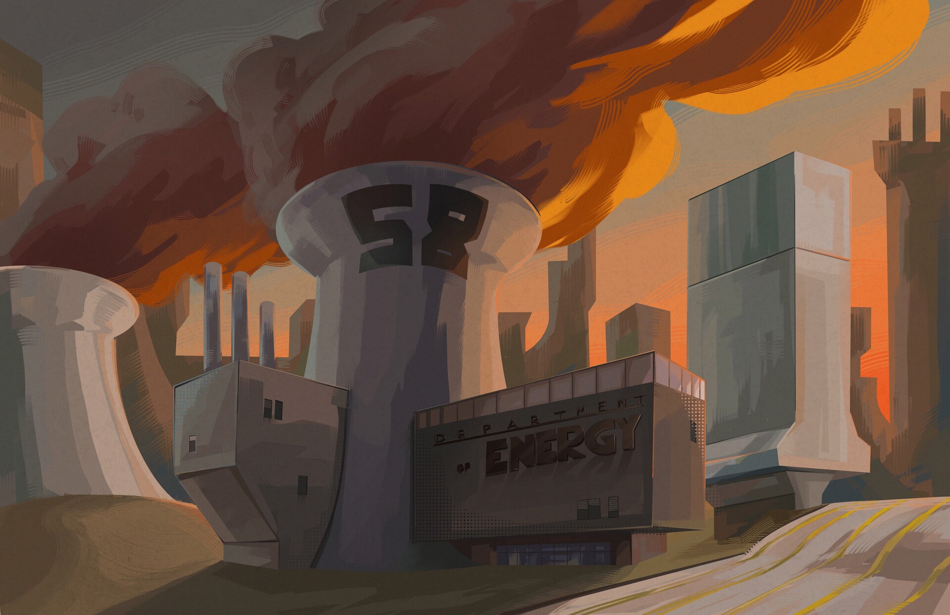 ArtStation - Polluted City