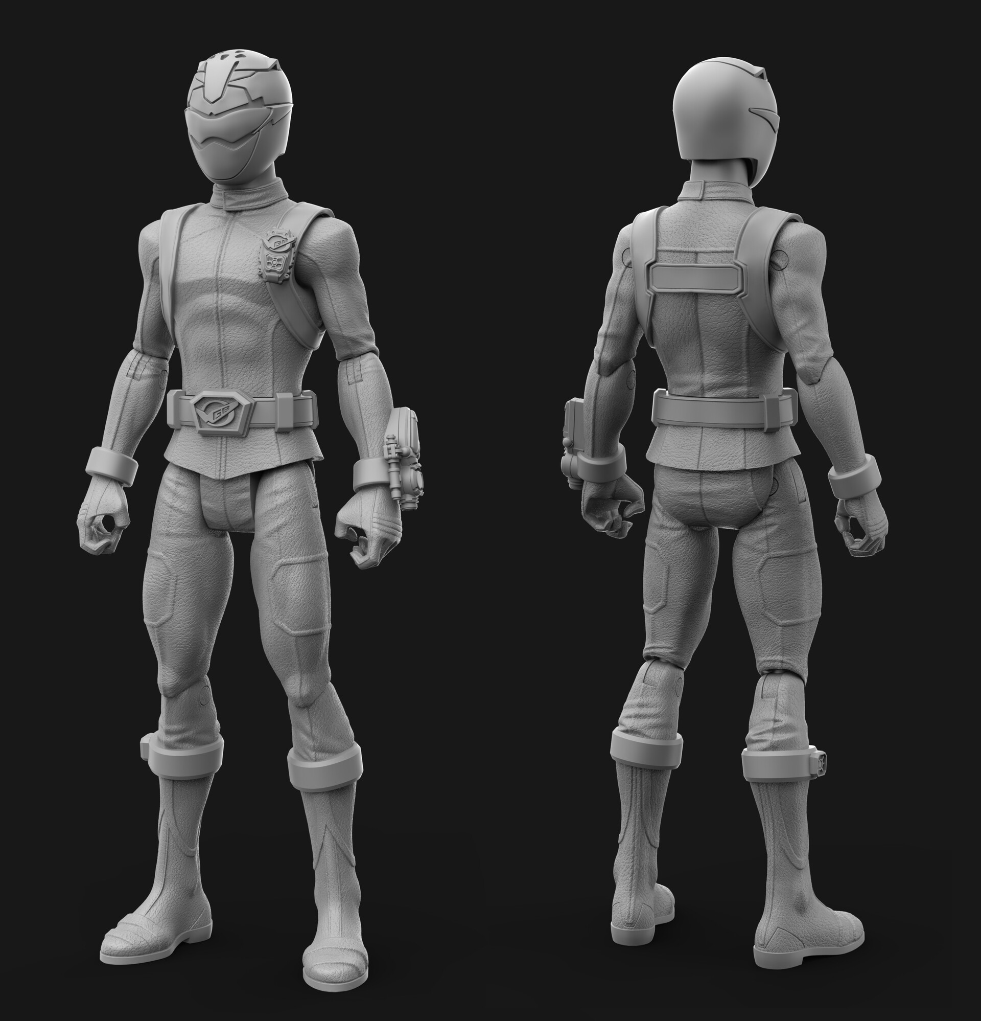 ArtStation - Power Rangers: Beast Morphers - Red Ranger