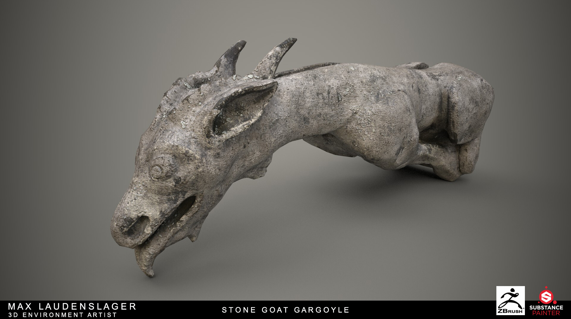 Max Laudenslager - Stone Goat Gargoyle
