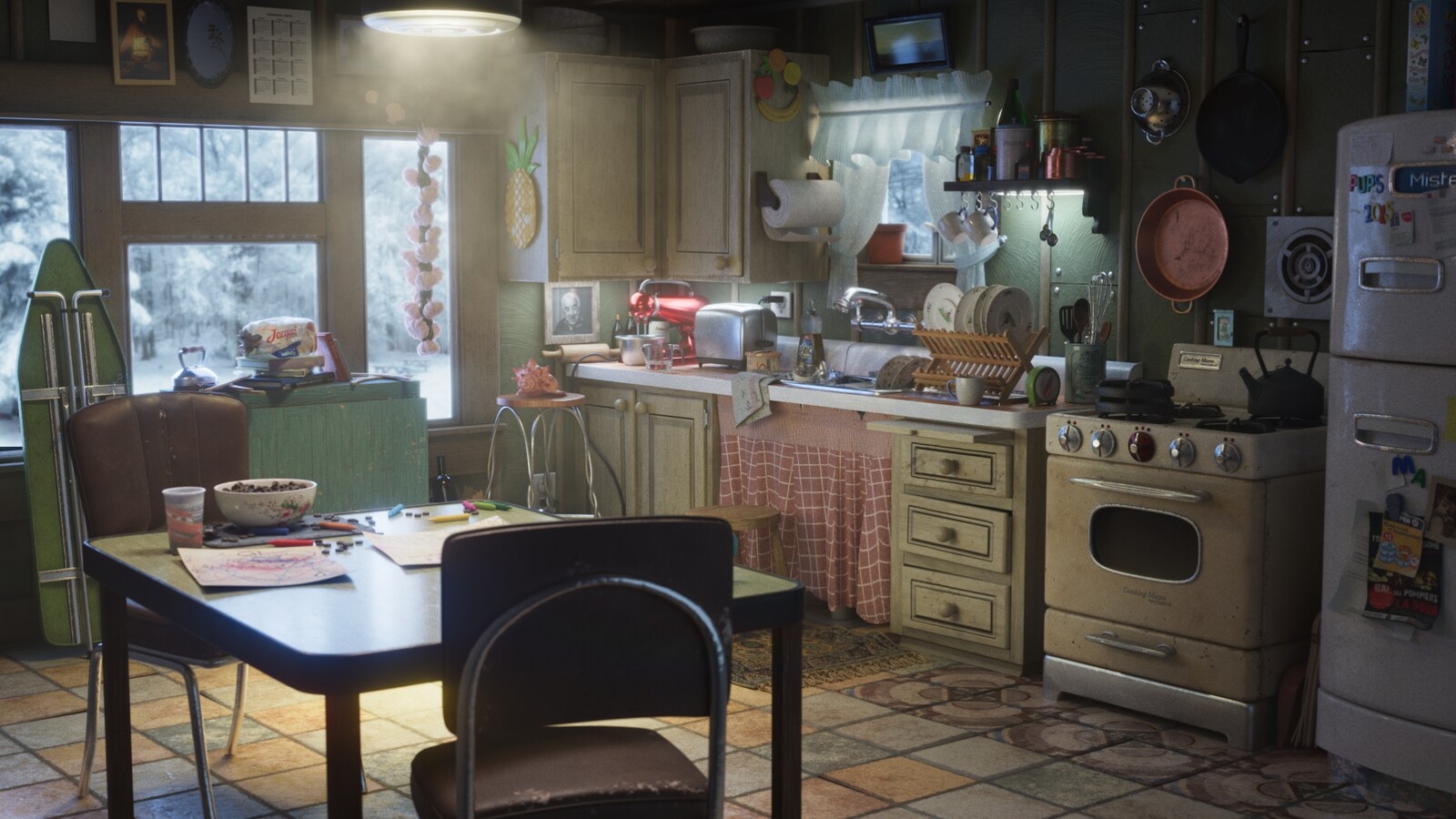 Vincent Lenne - School Exercise - Pixar Kitchen (Octobre - Novembre 2019)