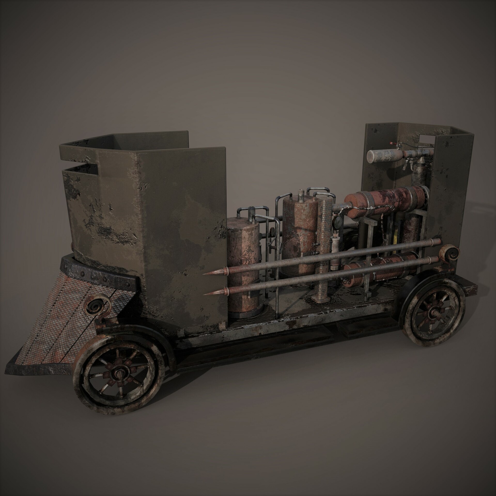 ArtStation - Flamethrower vehicle