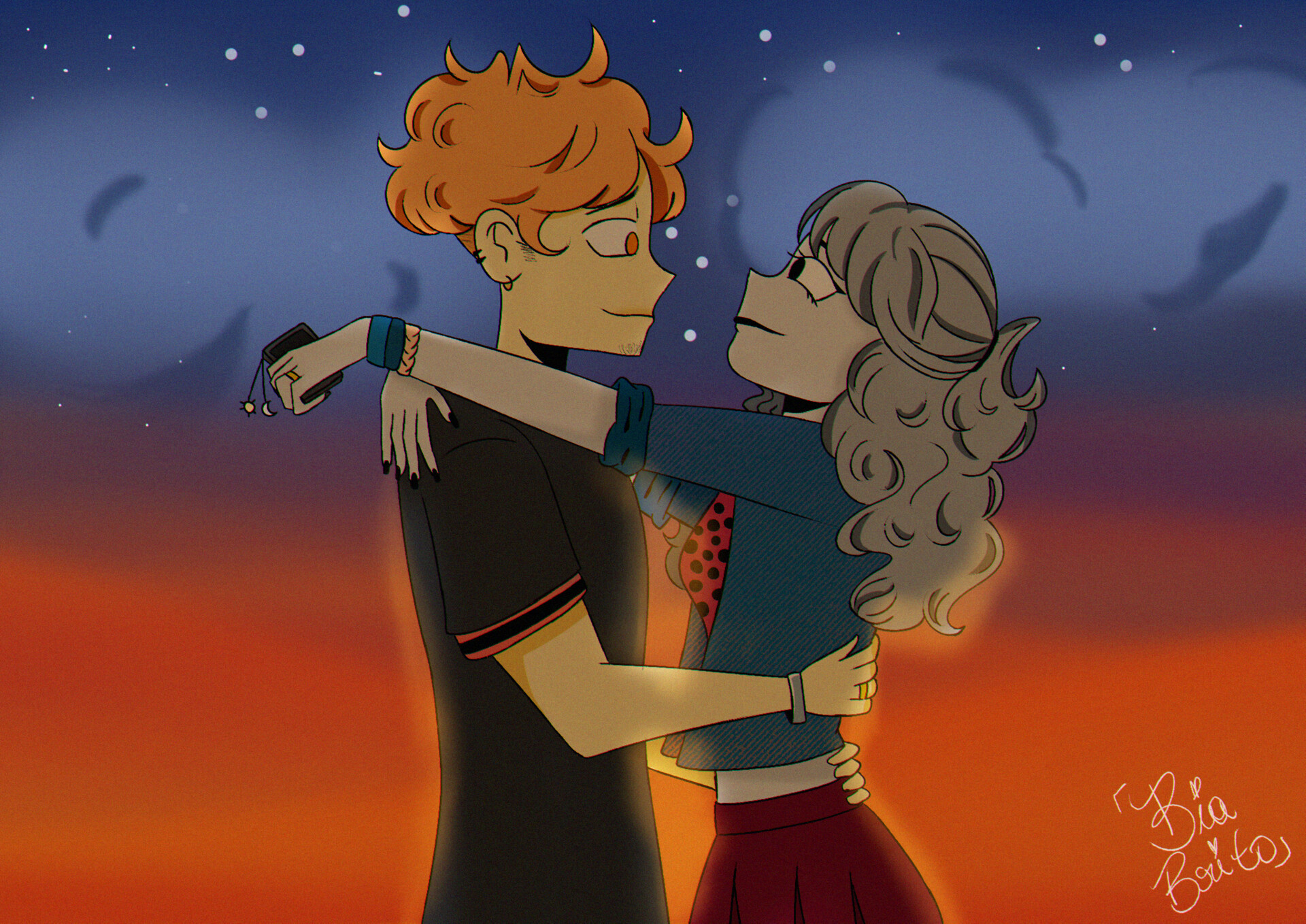 ArtStation - o sol e a lua