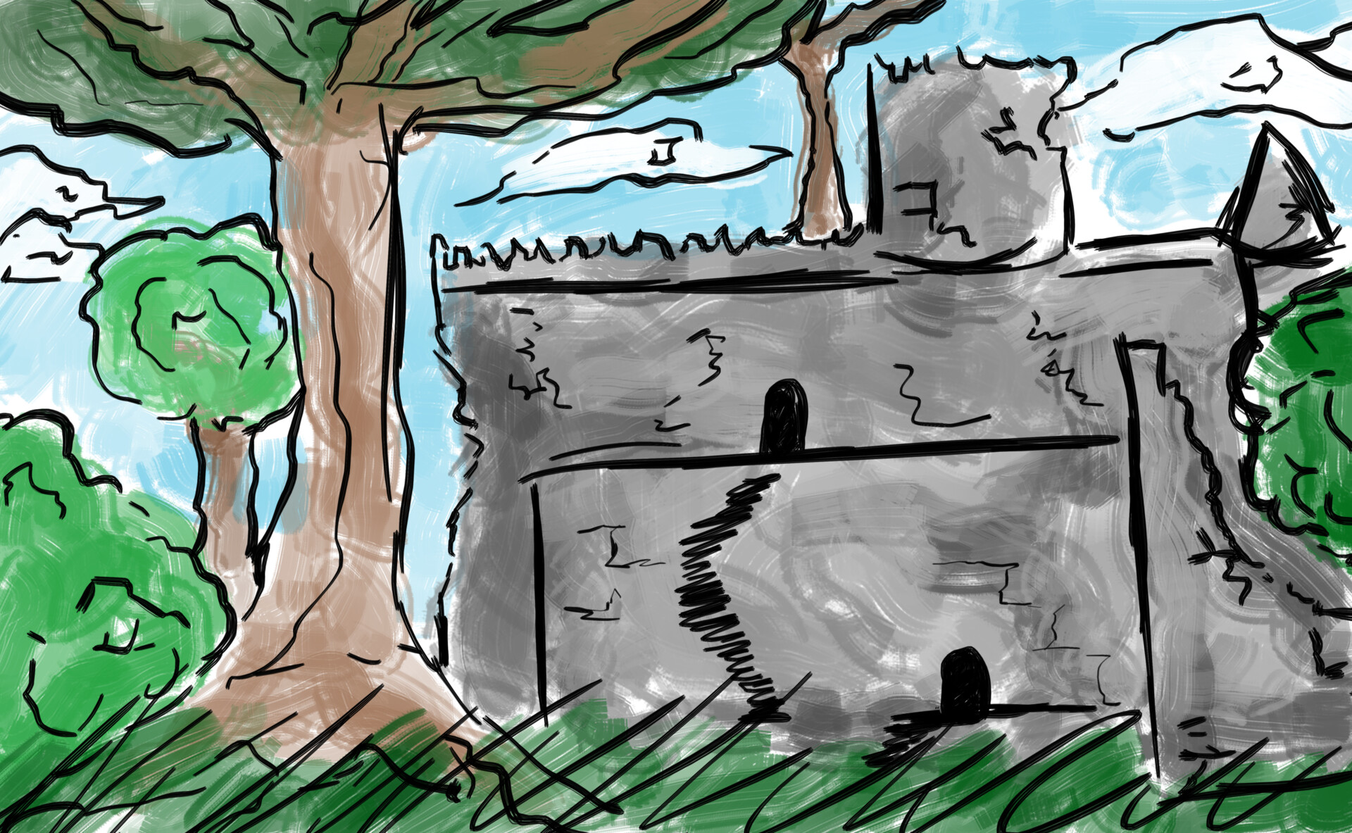 ArtStation - Castle Ruins