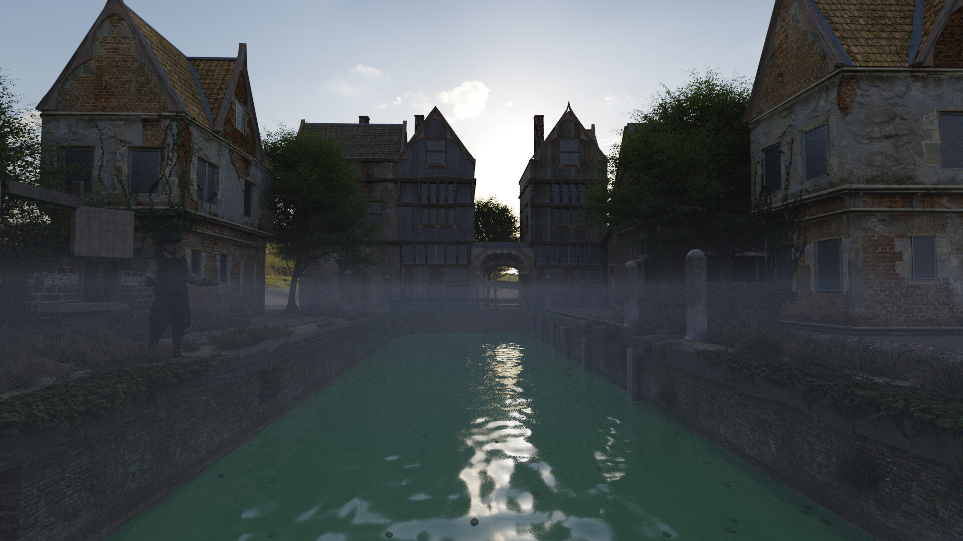 ArtStation - spooky village