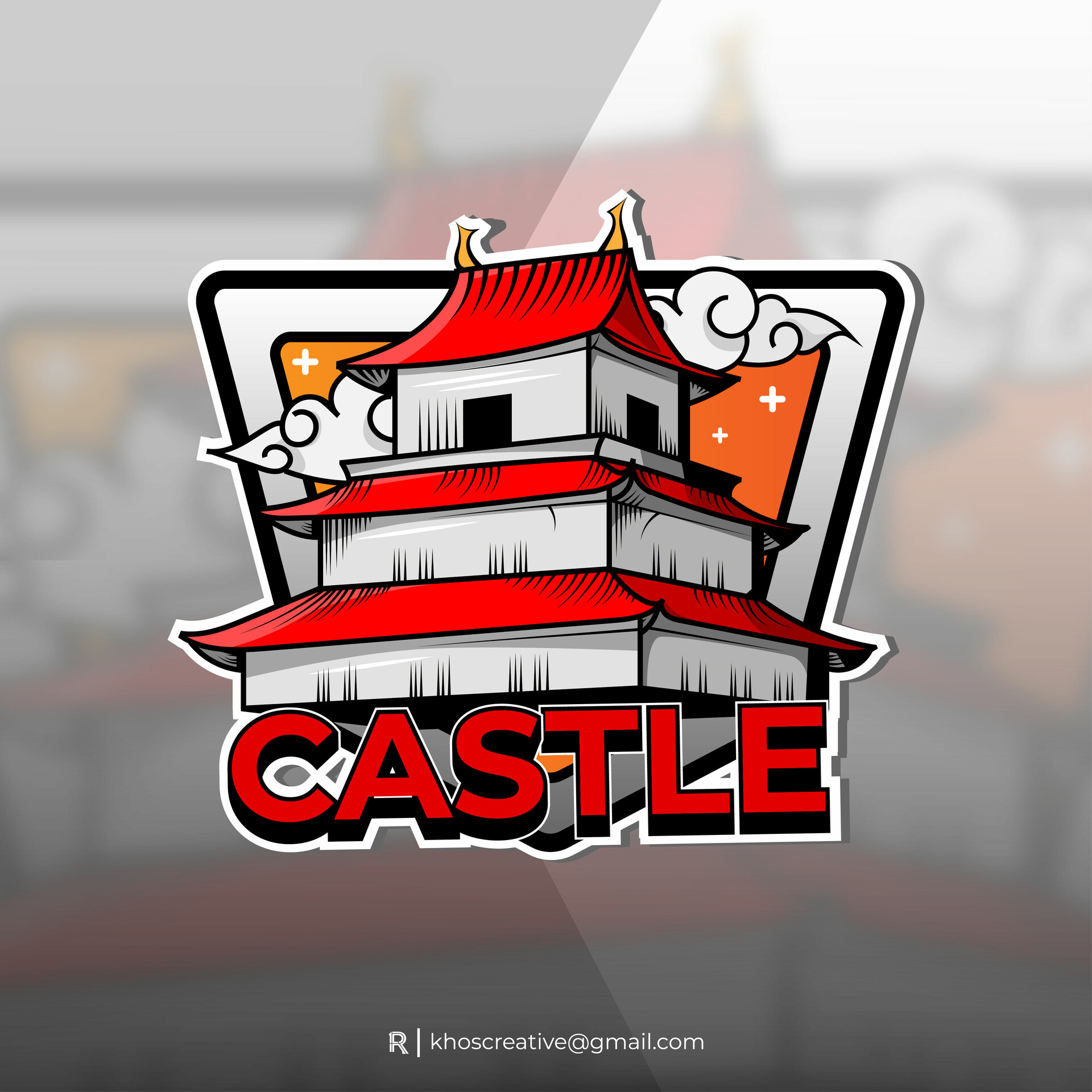 ArtStation - CASTLE EMBLEM LOGO DESIGN