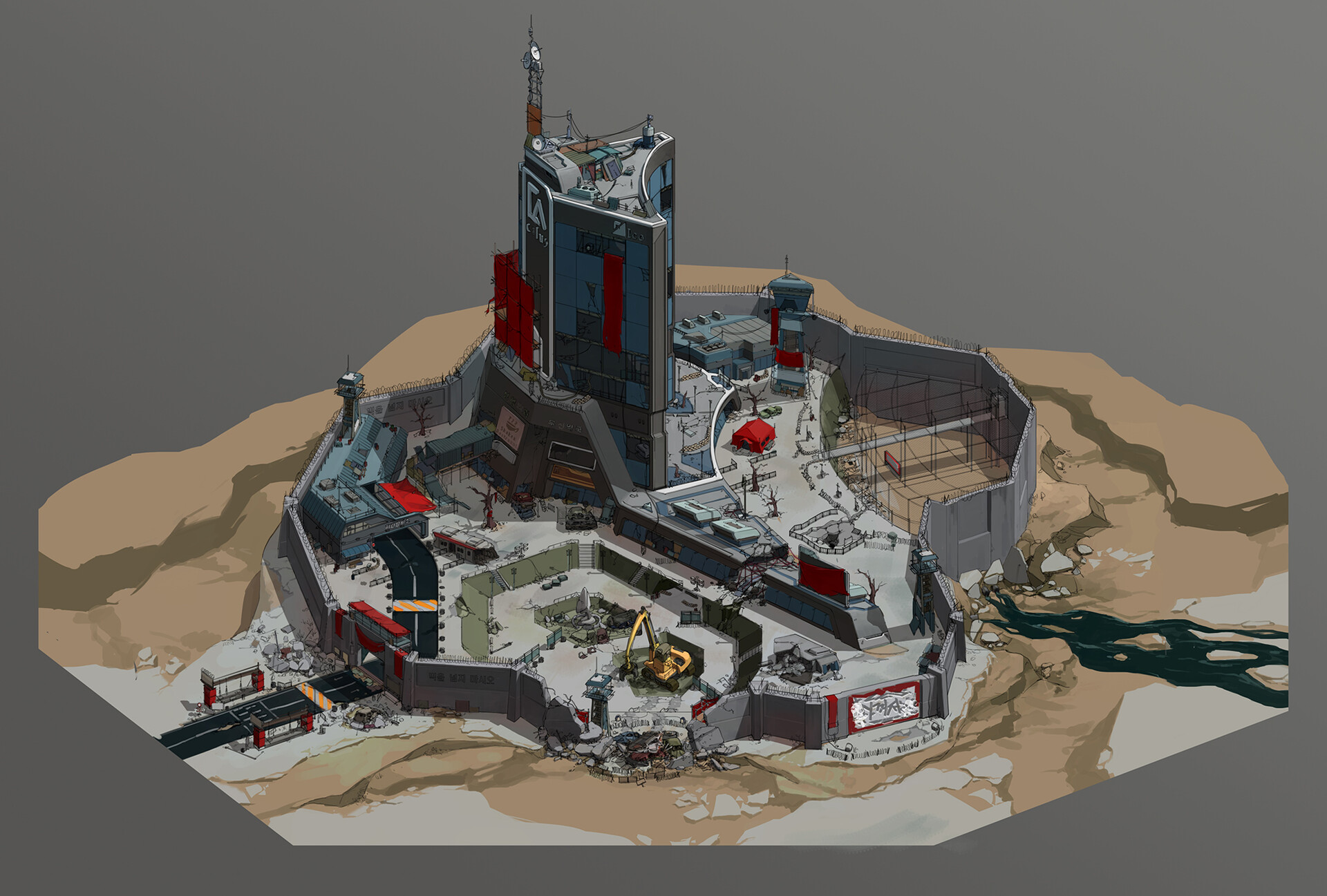 ArtStation - apocalypse shoping mall