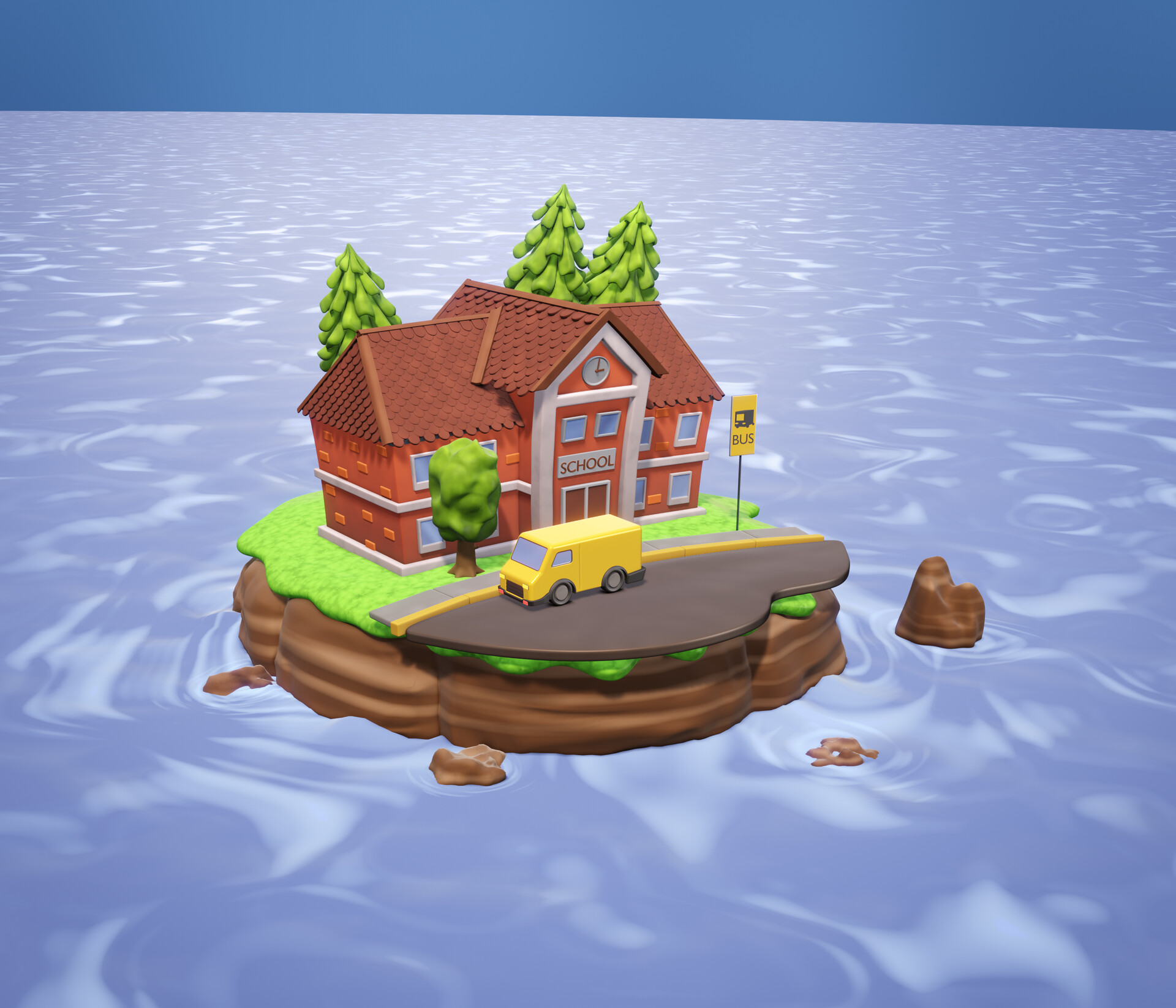 ArtStation - Isle house