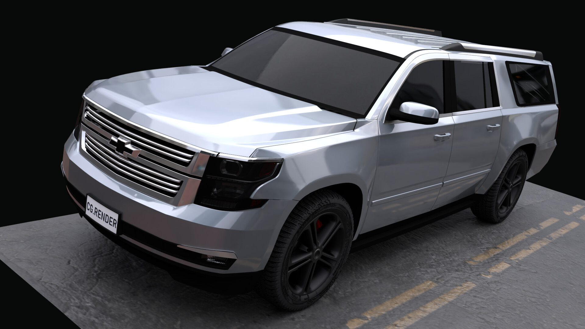 ArtStation - Chevrolet Suburban 2016