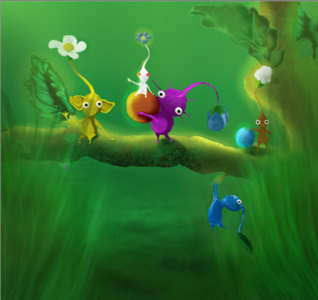 ArtStation - Pikmin 2 cover fanart