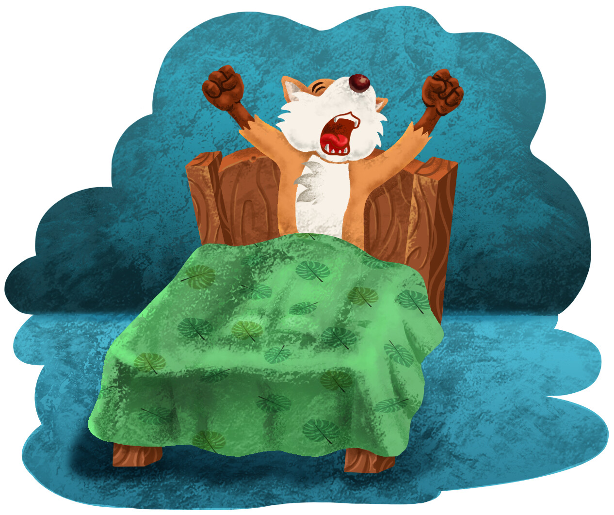 ArtStation - sleepy wolf