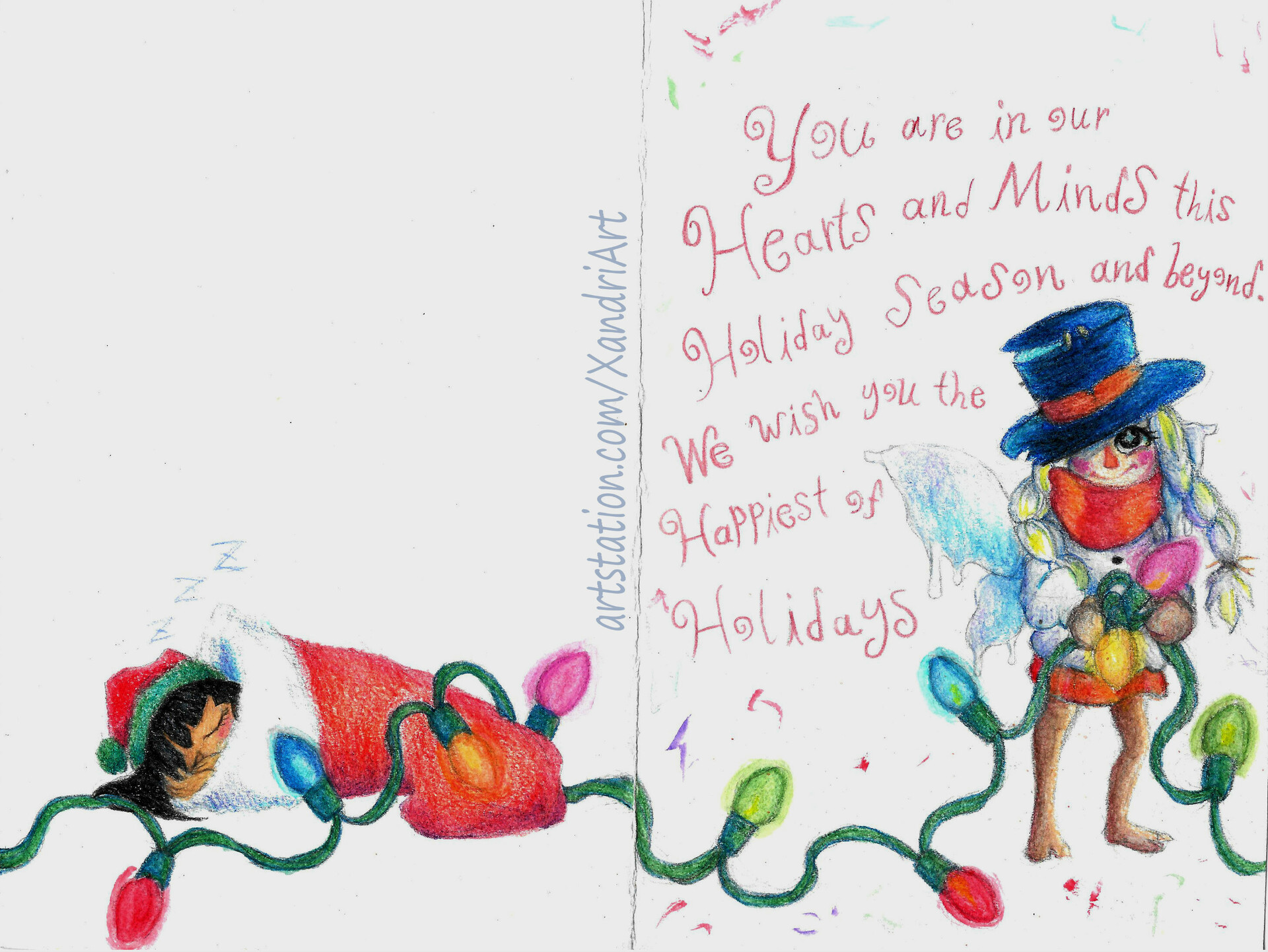 ArtStation - Holiday Card Project 2018