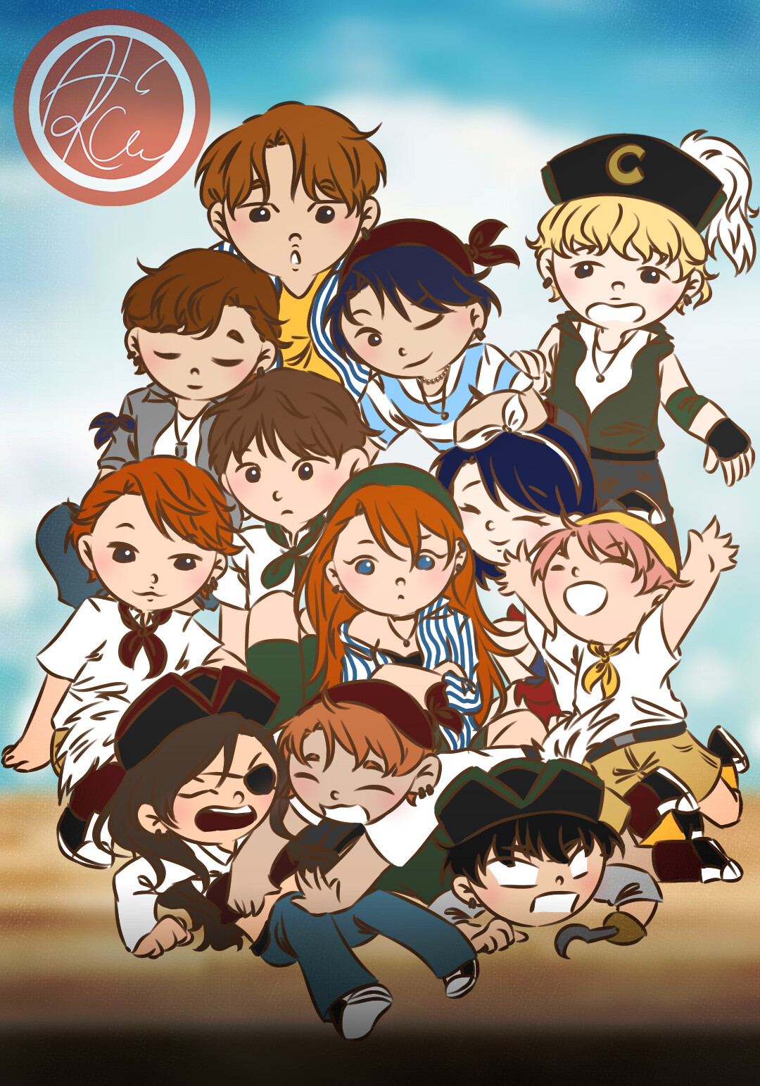 ArtStation - A UwU Tober Day 22 - Pirates