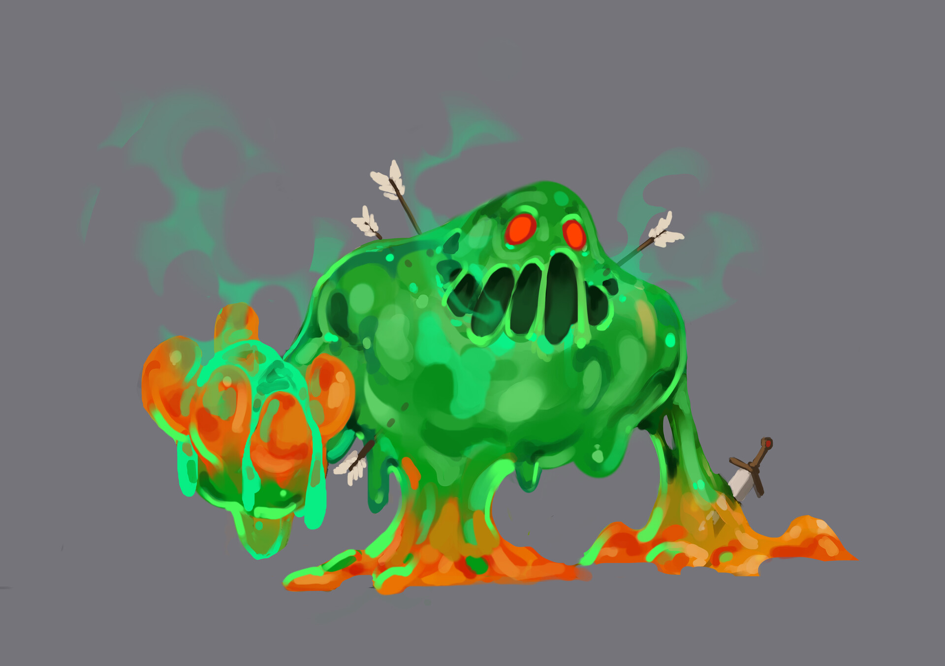 ArtStation - casual slime monster