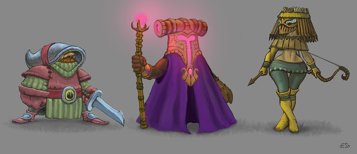 ArtStation - Random warriors