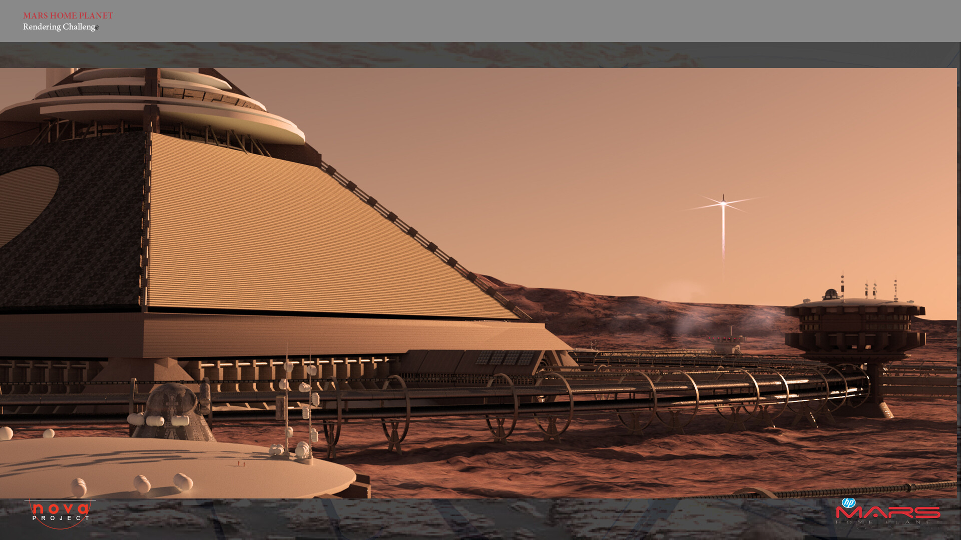 ArtStation - MARS HOME PLANET Rendering Challenge