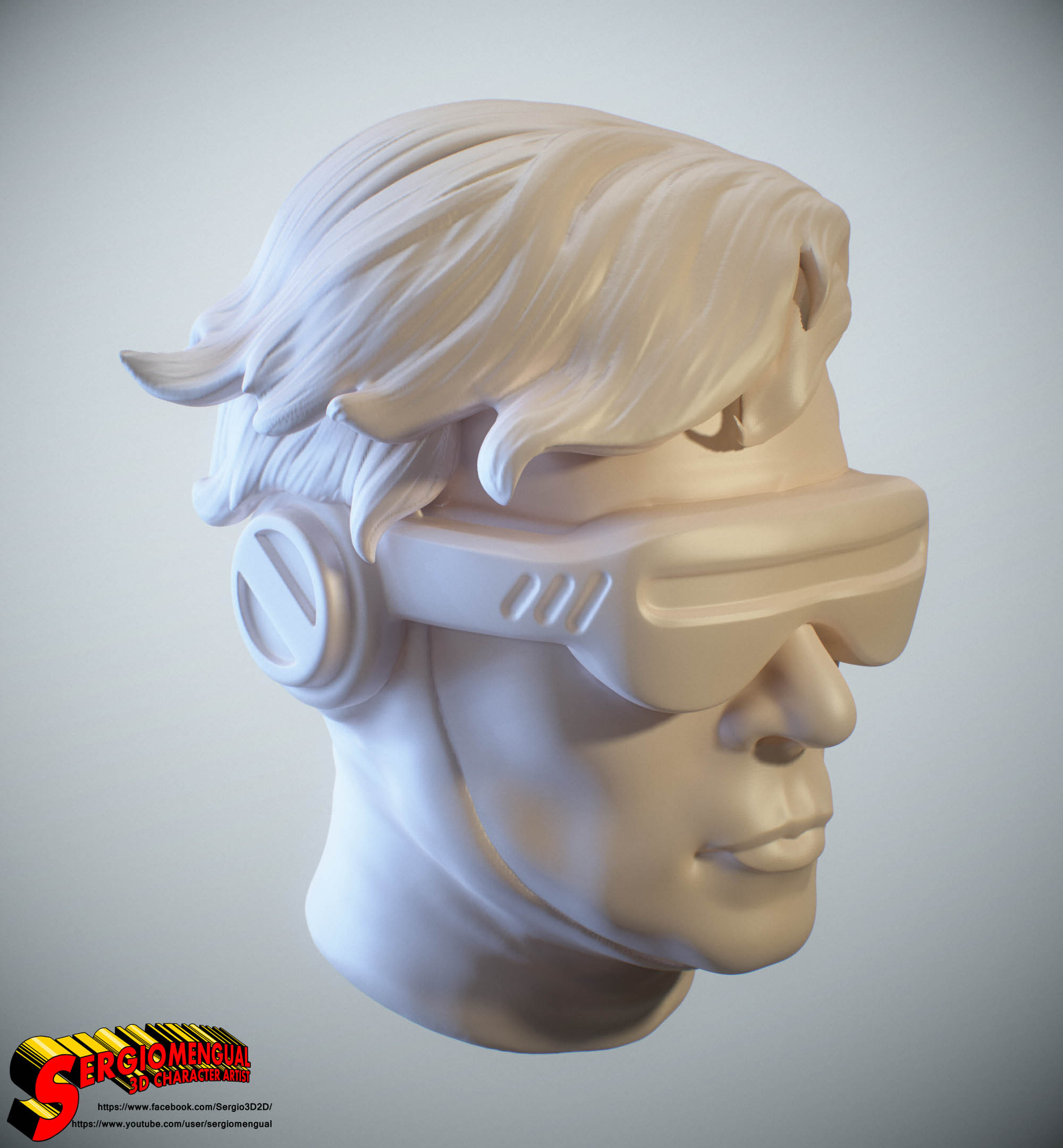 Sergio Gabriel Mengual - Cyclops. Blender 2.82 Speedsculpt
