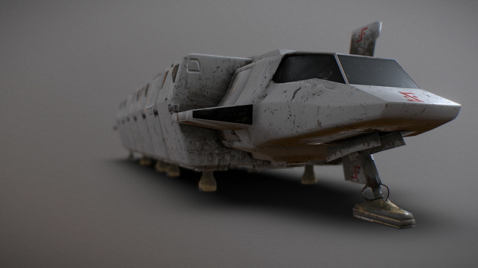 Daniel Nuñez - Visitor´s Skyfighter - Low Poly