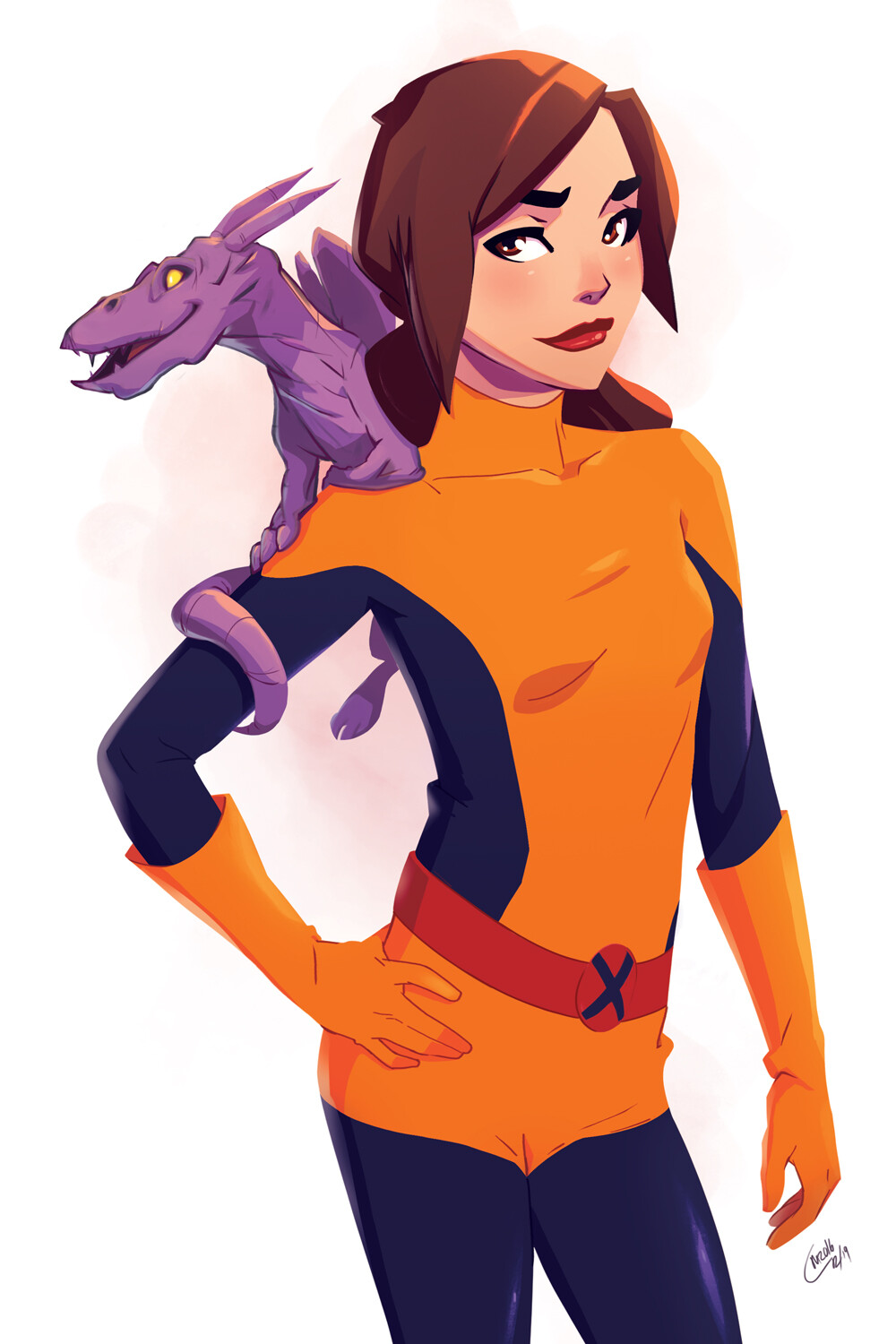 ArtStation - Kitty Pryde and Lockheed