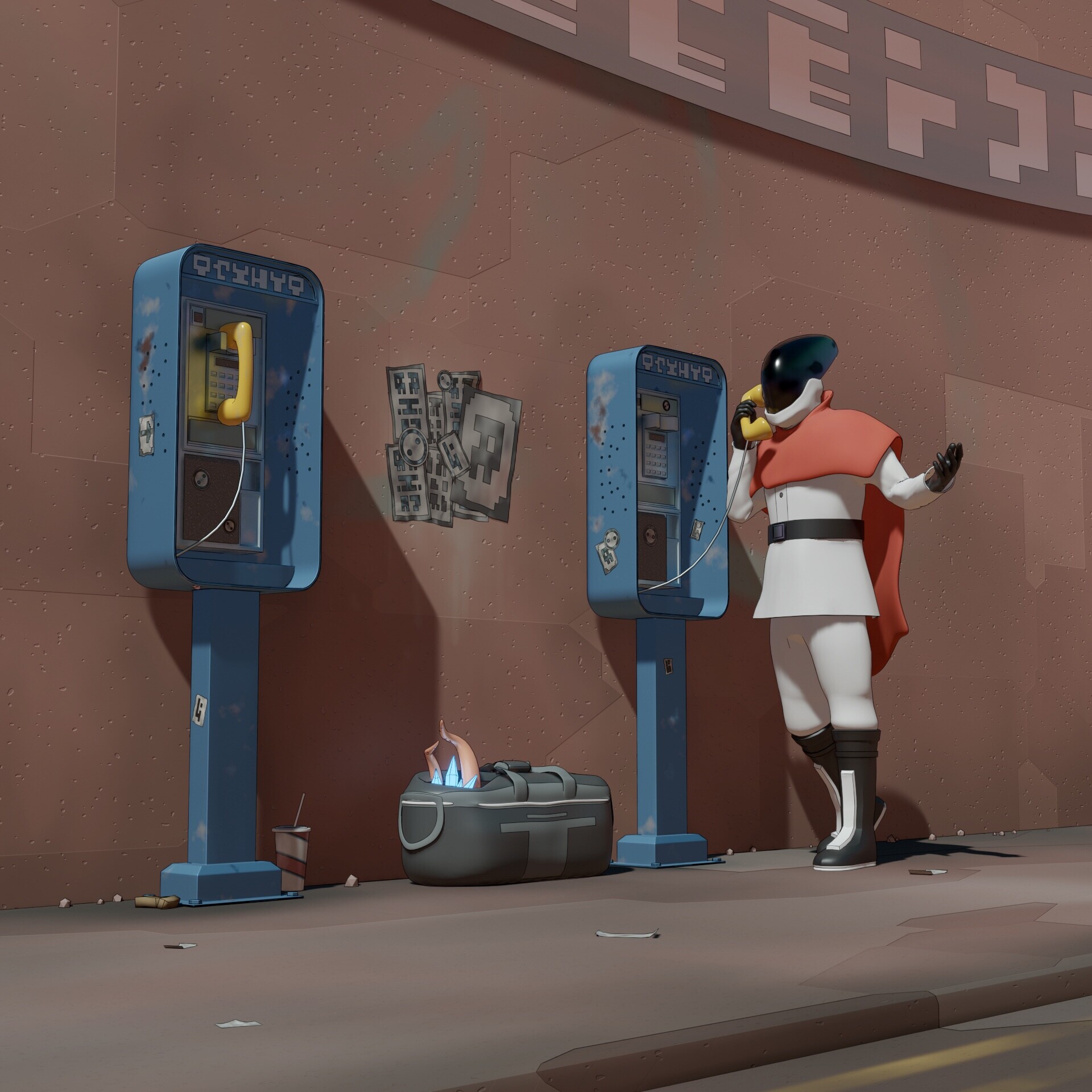 ArtStation - Pay Phone