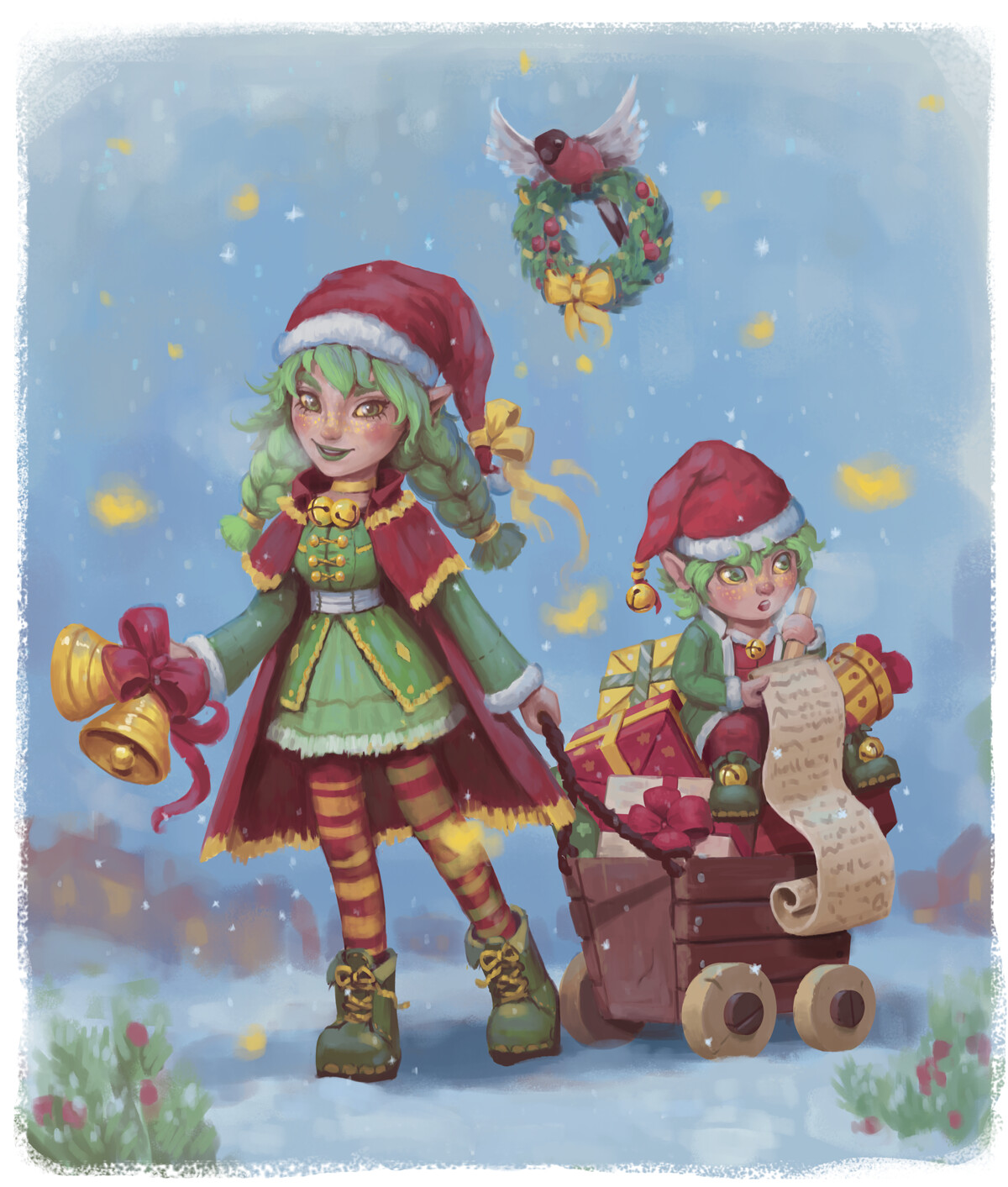 ArtStation - christmas elves
