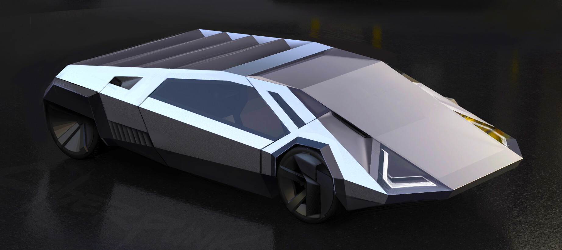 David Dron - cyberpunk transport