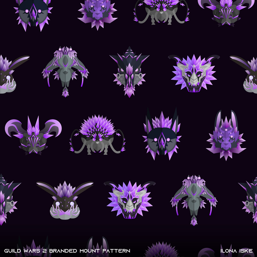 ArtStation - Guild Wars 2 Mount Patterns