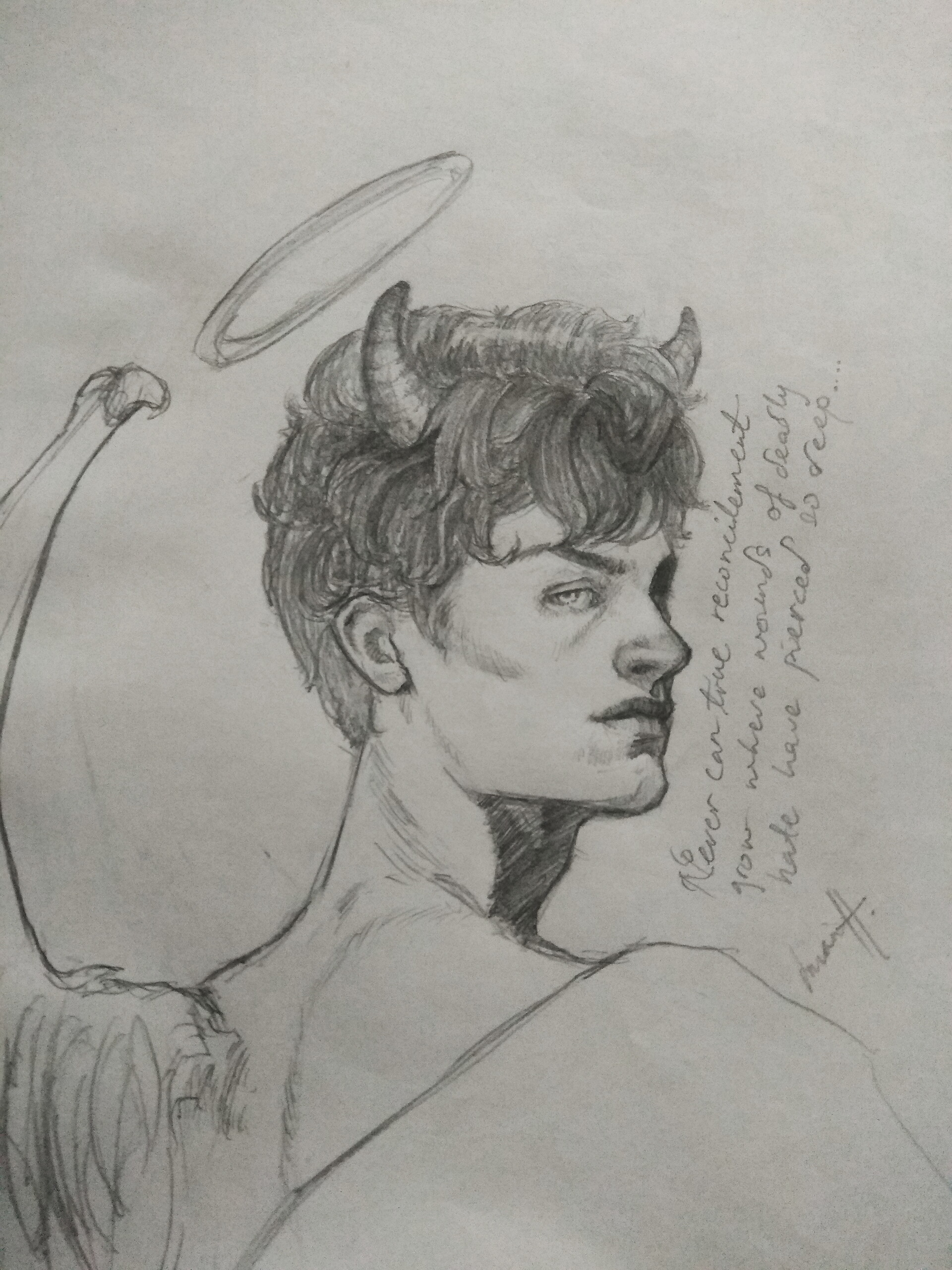 ArtStation - Fallen angel