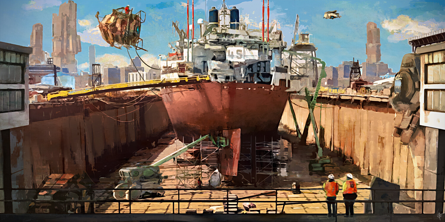ArtStation - Shipyard - 3