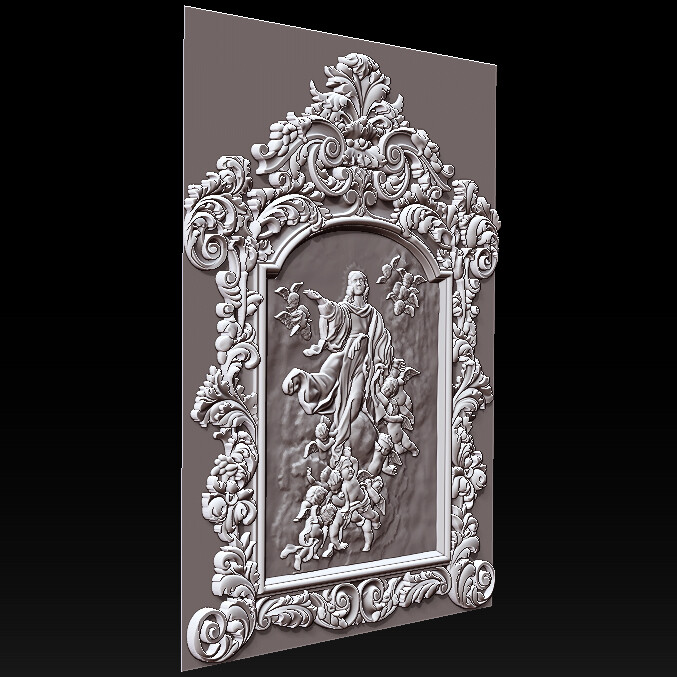 Dang briarena - Carved frame 3d Reliefs for cnc routers