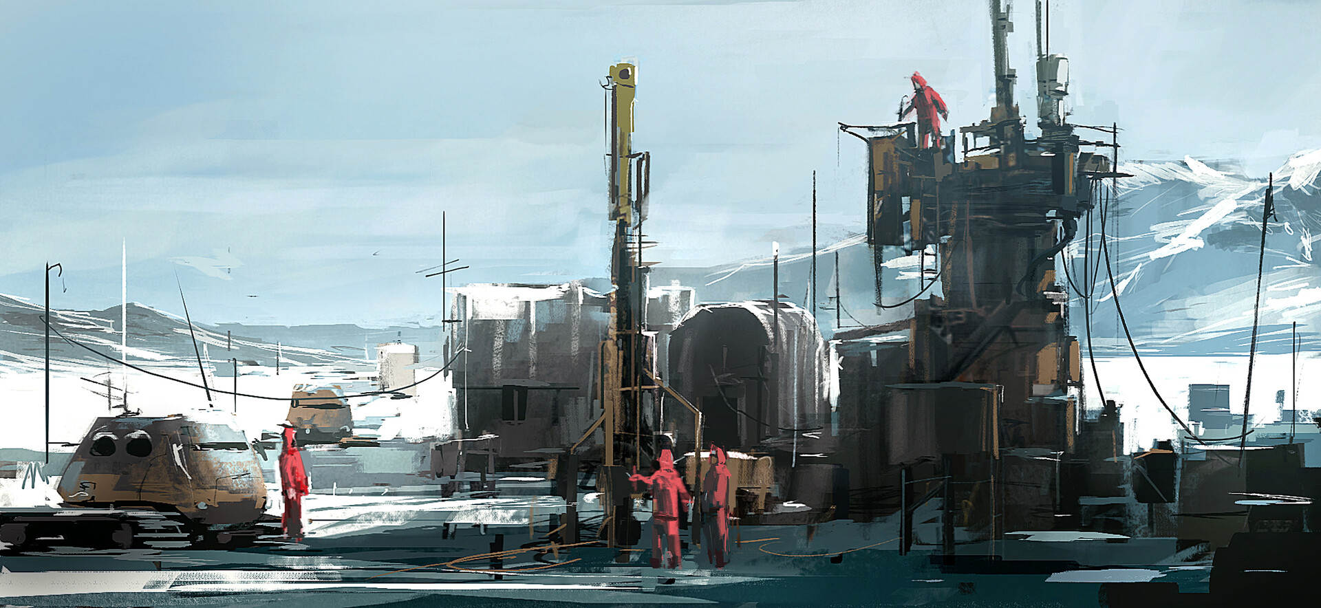 ArtStation - Arctic 02 mineral mining facility