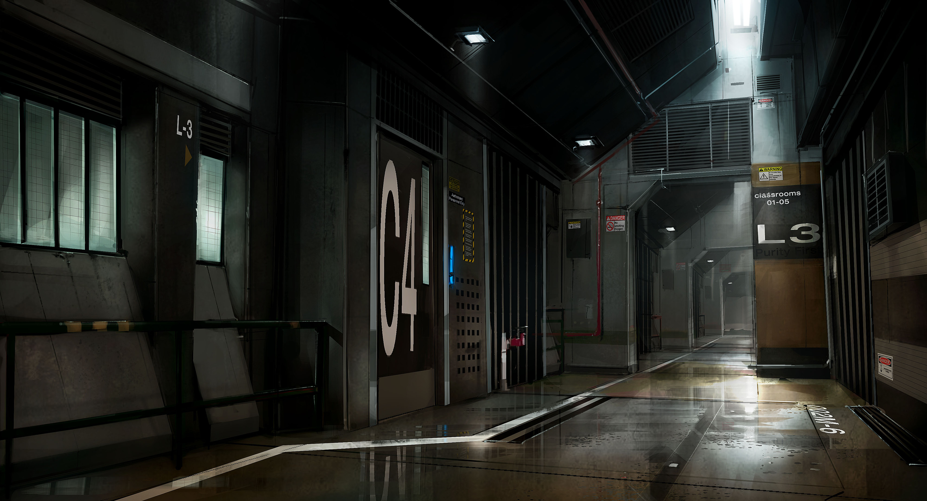 Eric Gagnon - Deus Ex Human Revolution Corridor faction