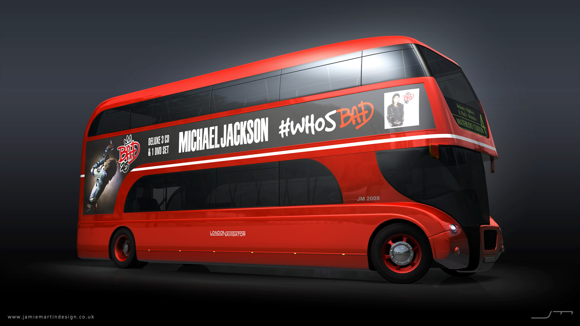 Jamie Martin - 'London Navigator' - bus design (exteriors)