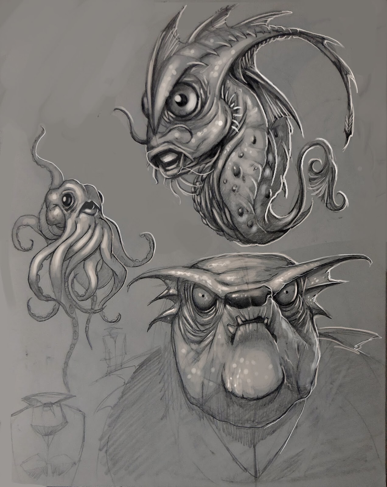 ArtStation - Creature sketches