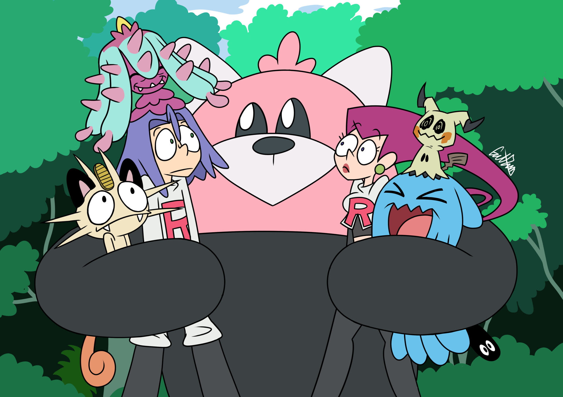 ArtStation - Alola Team Rocket