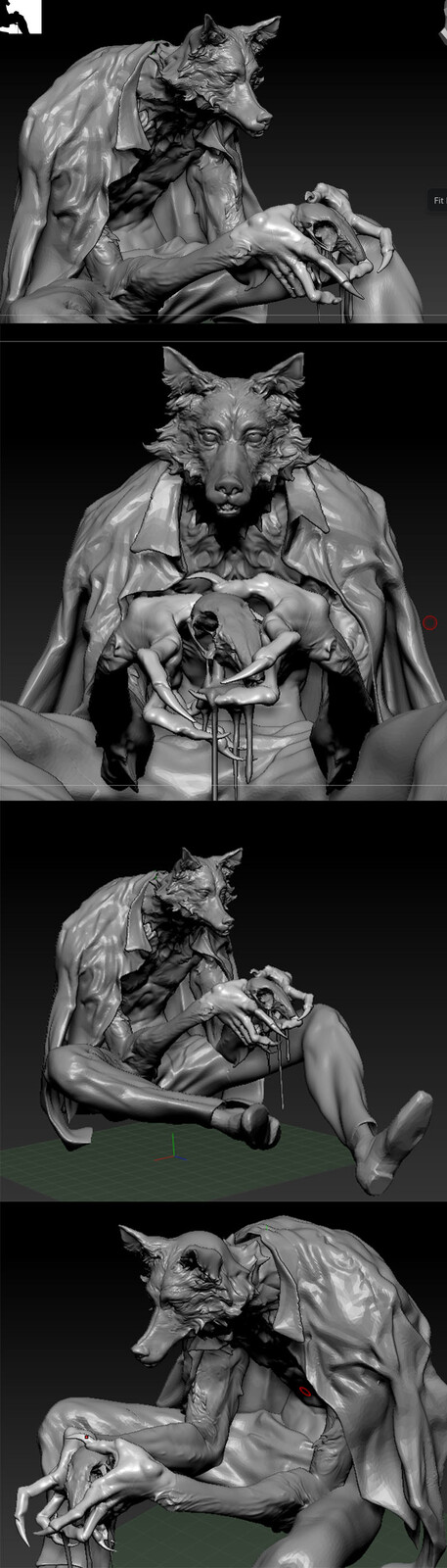 Entei Ryu - BEASTARS fanart