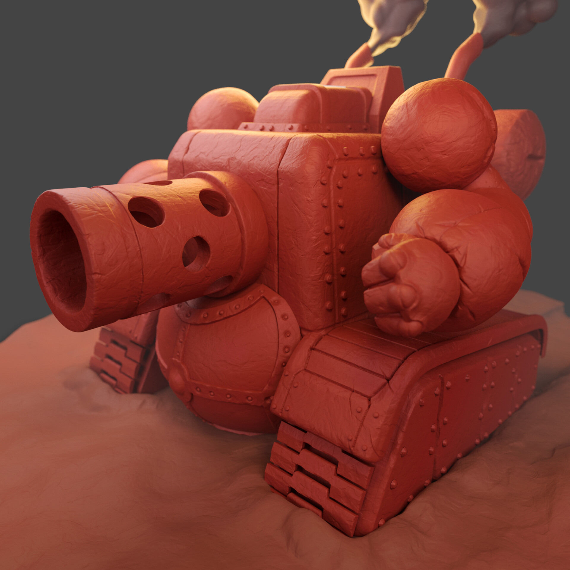 ArtStation - Sculpt January 2020 Day 2 - Machine