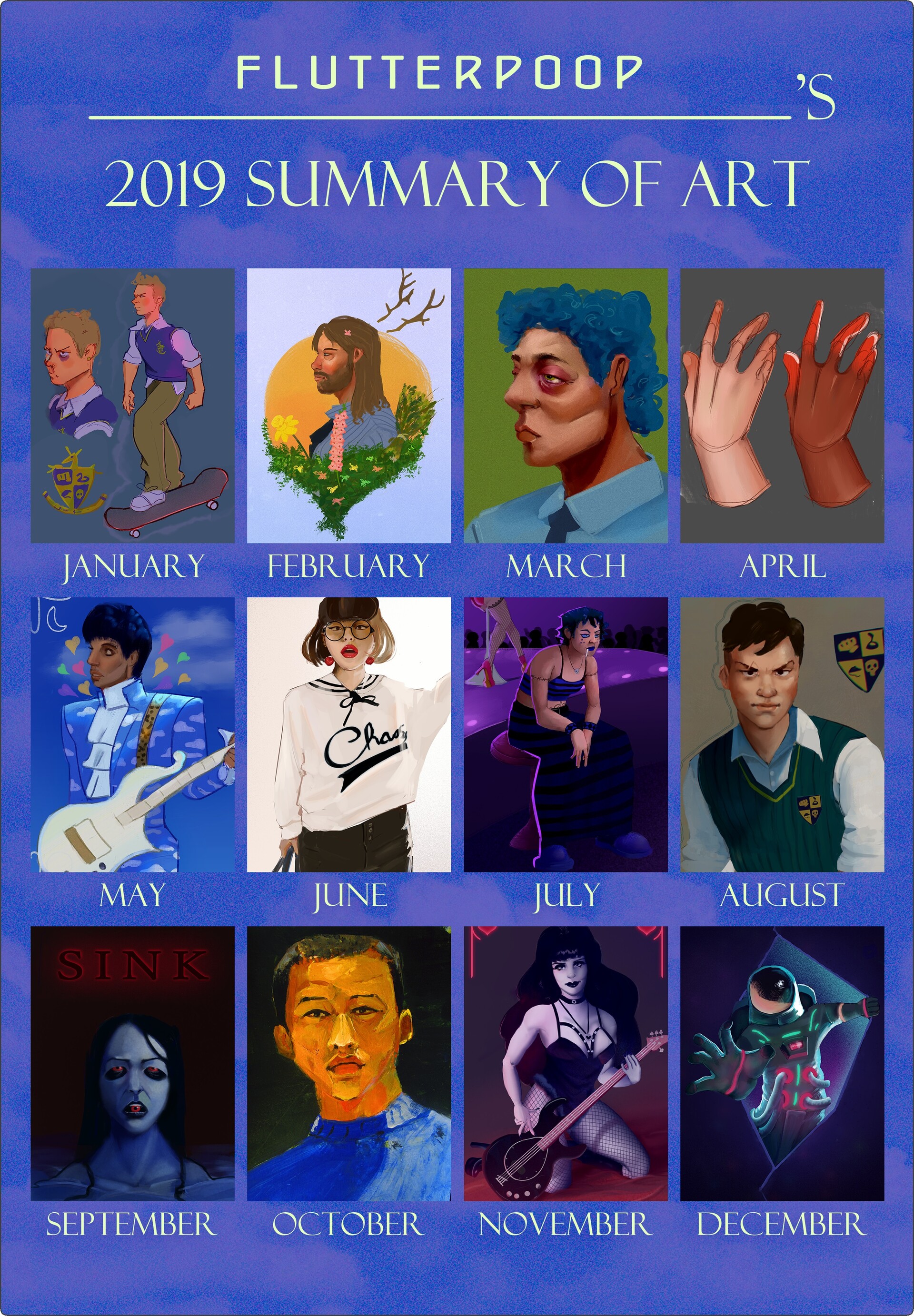 ArtStation - 2019 Summary of Art