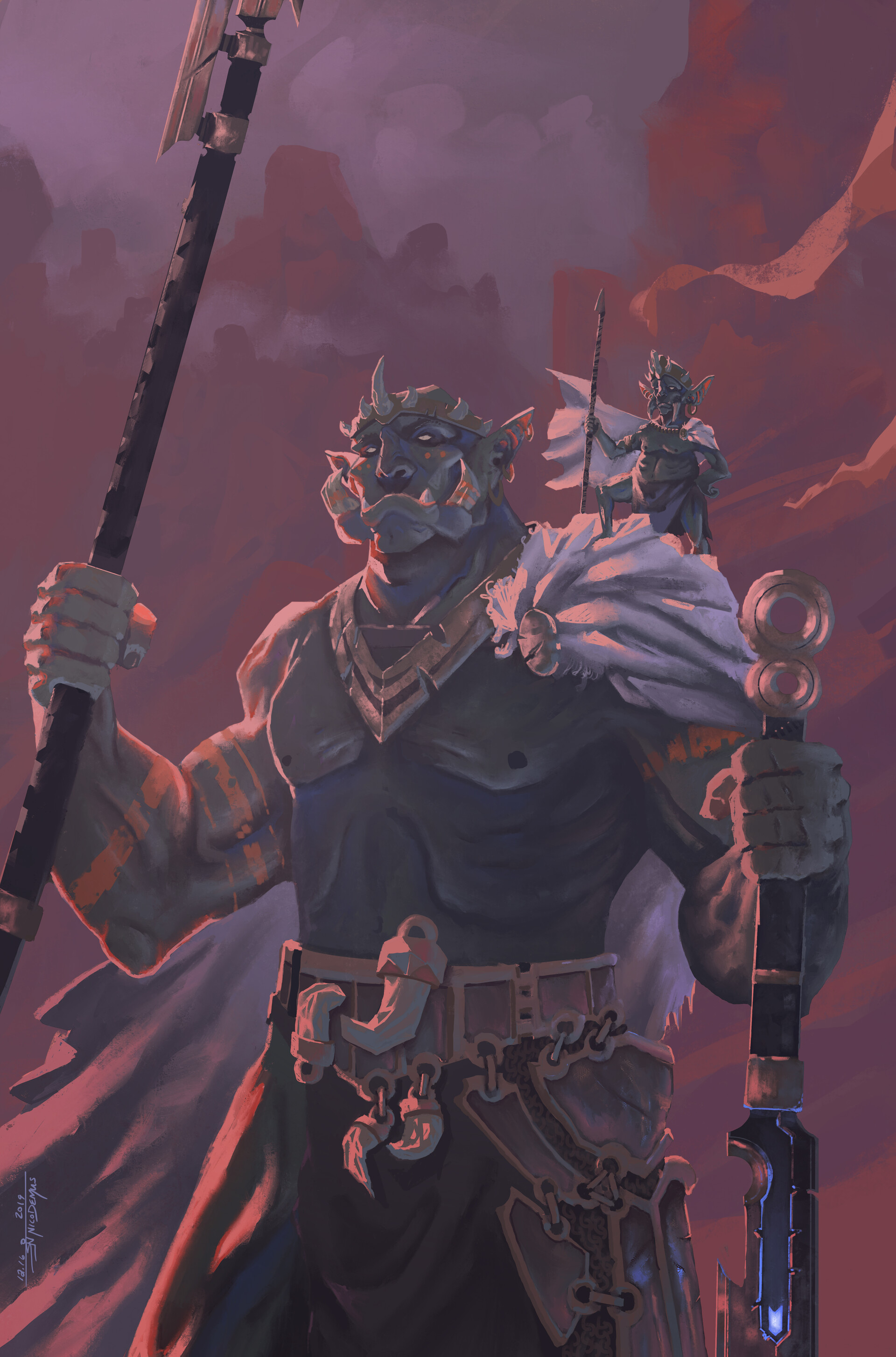 ArtStation - Dolo-Hasta, Ogre Chieftain