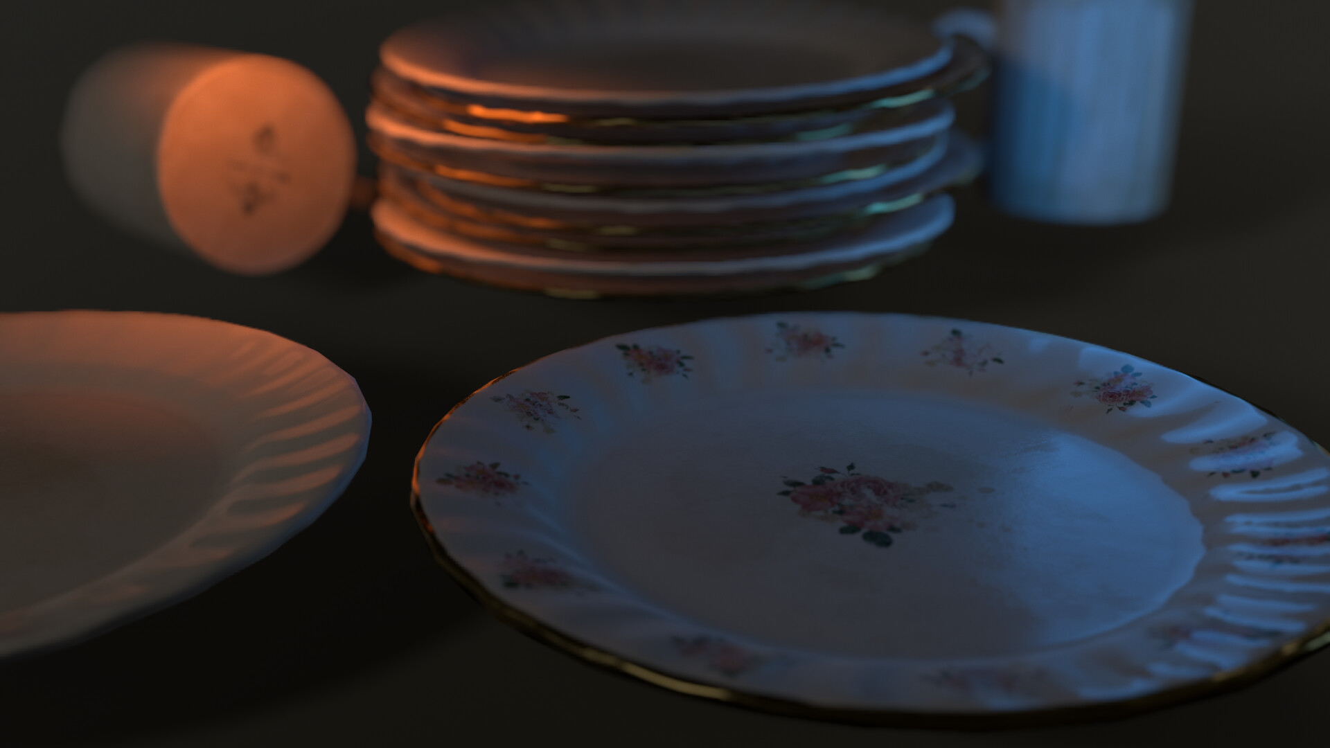 ArtStation - Plates and Cups