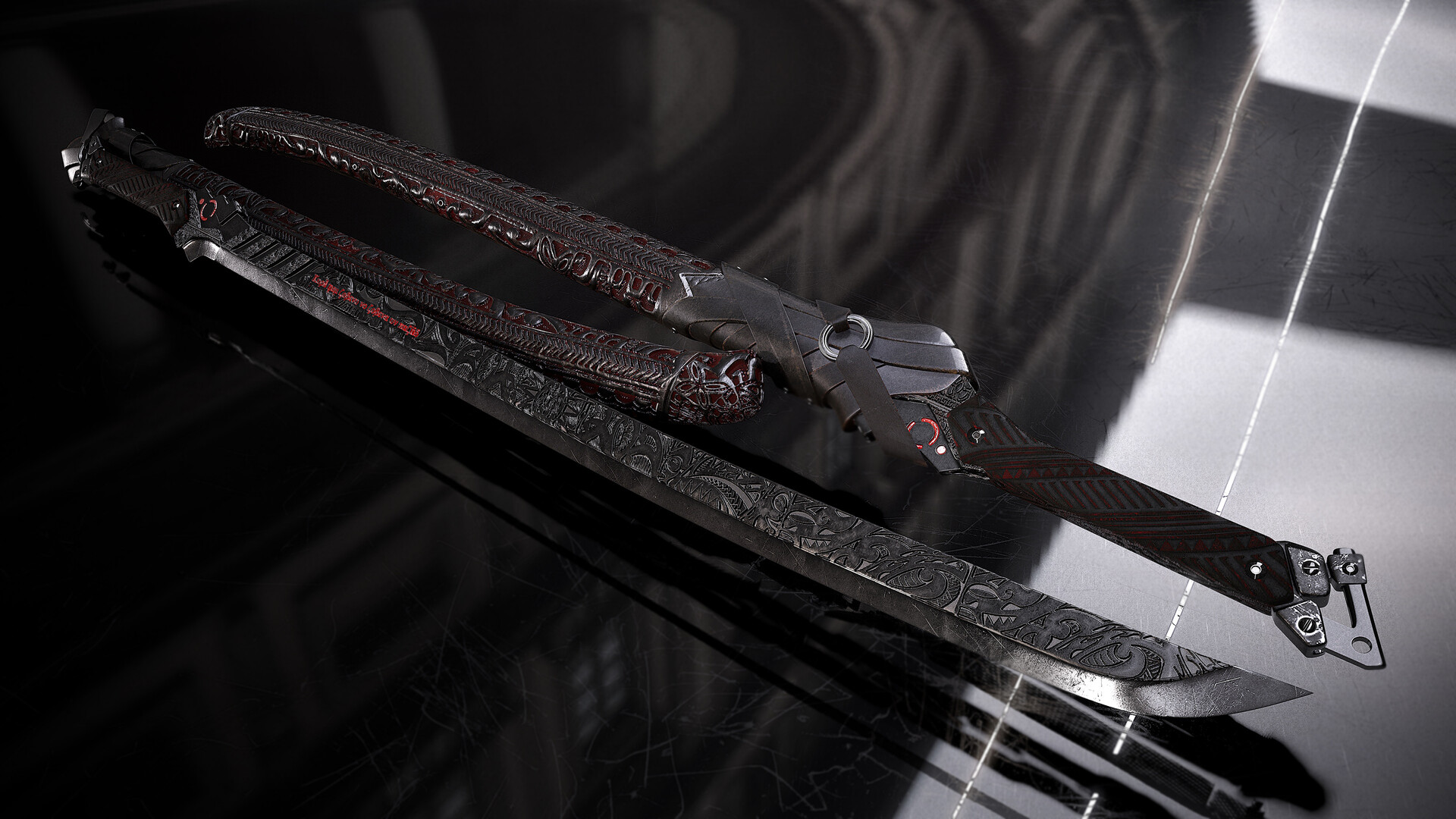 ArtStation - Katana. Edge Lotus. \ NewRender., Ihor Kondzelko