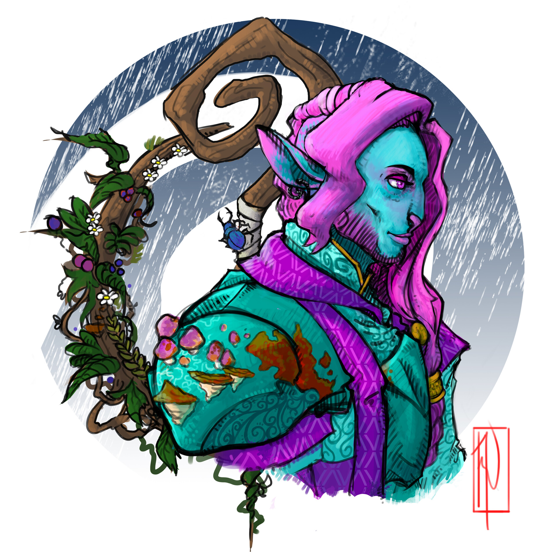 ArtStation - Caduecious clay - Critical role fan art