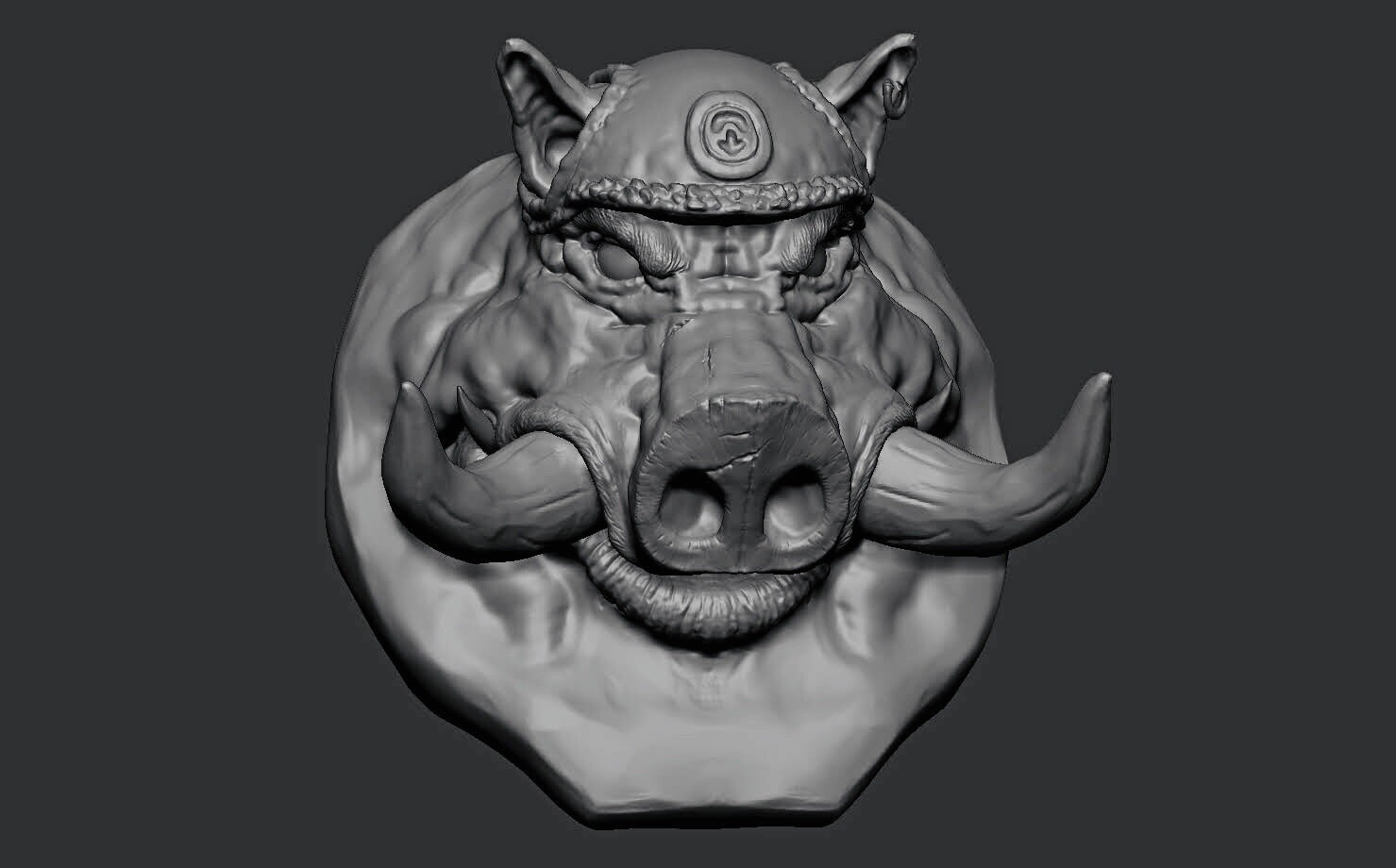 ArtStation - Boar king trophy