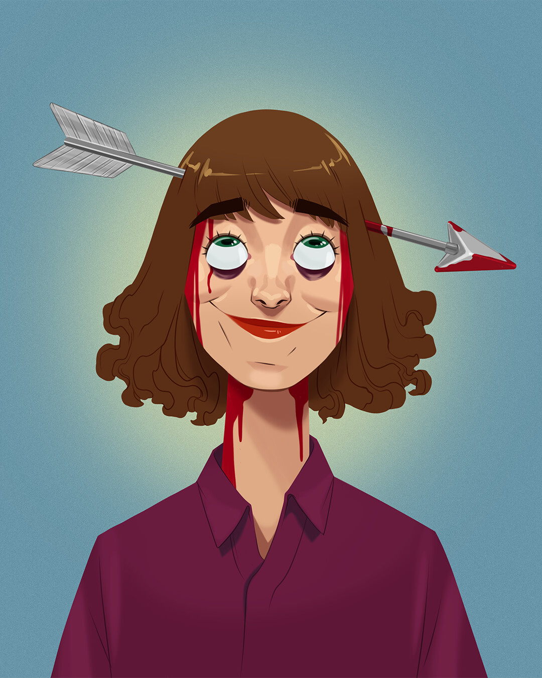 ArtStation - I took an arrow to the head