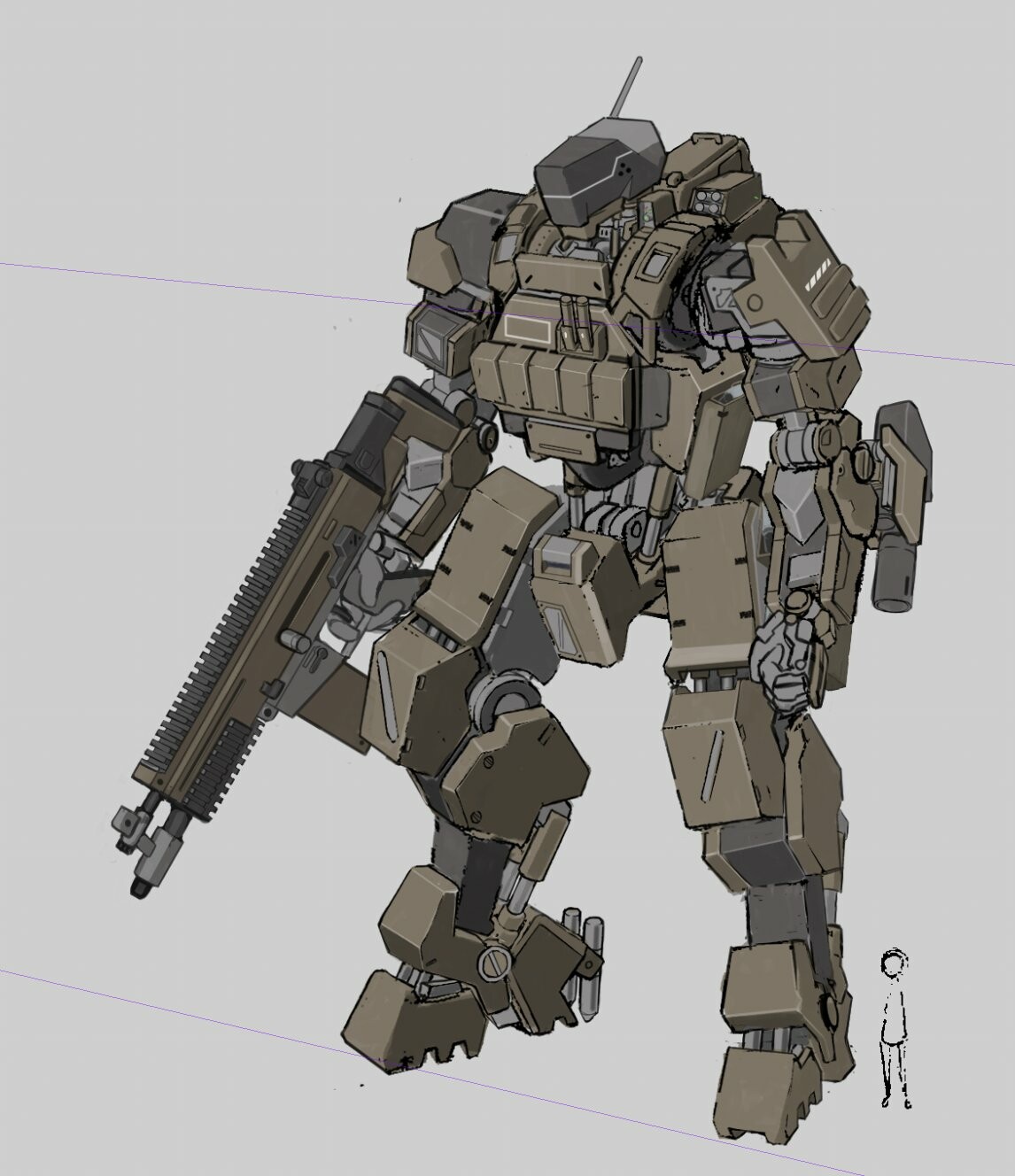 John Miele - AKB-22 Light Armor Mecha Unit