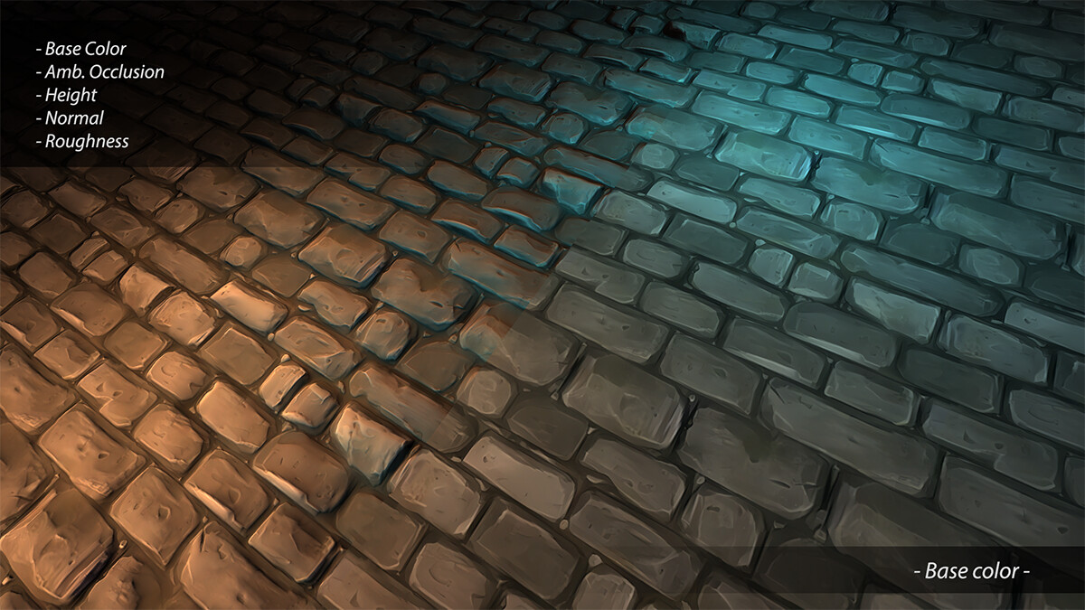 SolidPixel Workshop - Hand Painted Brick Wall Textures Vol.01