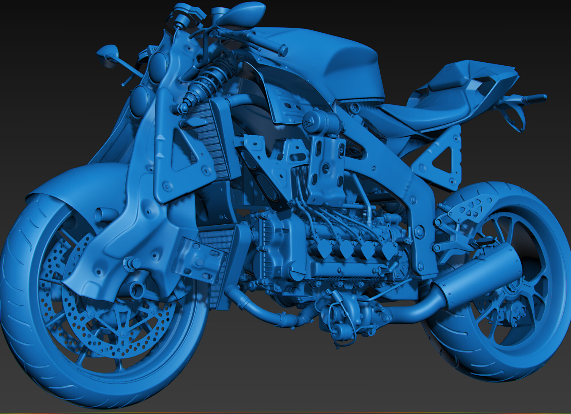 ArtStation - Fantasy motorcycle 2020