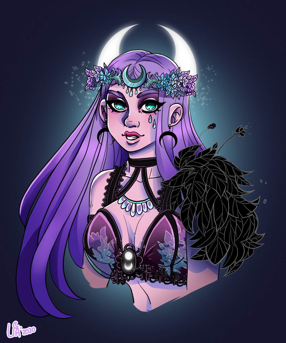 ArtStation - Selene - Celestial Goddesses